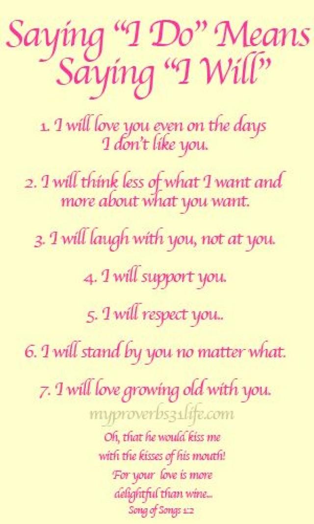 Wedding Quotes Saying I Do Means Saying I Will 2055476 Weddbook