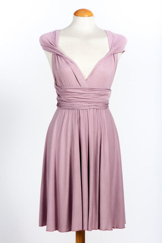 Bridesmaid Infinity Dress - Ready To Ship Infinity Dress - Mauve Short ... Bridesmaid Infinity Dress - Ready To Ship Infinity Dress - Mauve Short ...
