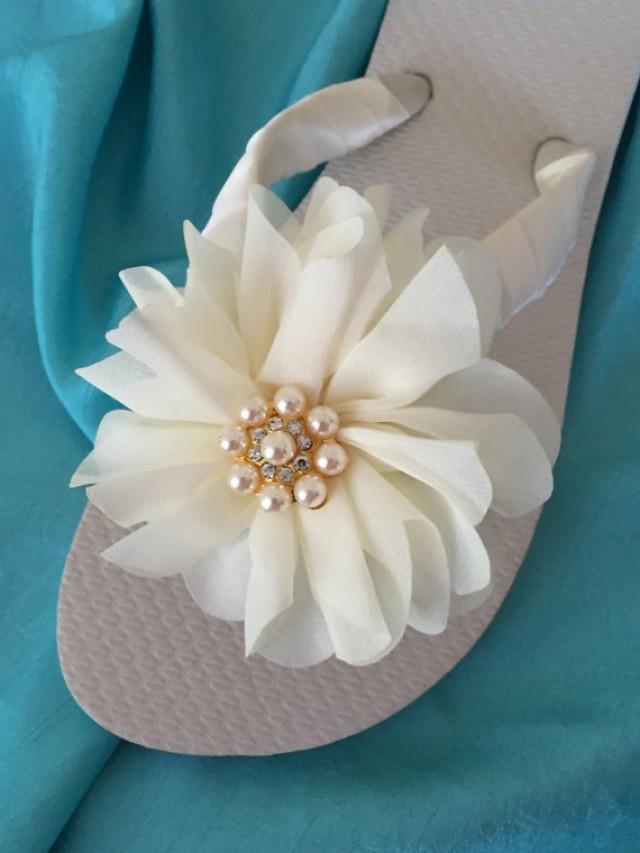 Bridal Flip Flops/Wedges.Wedding Flip Flops.Bridal Accessories.Ivory ... Bridal Flip Flops/Wedges.Wedding Flip Flops.Bridal Accessories.Ivory ...