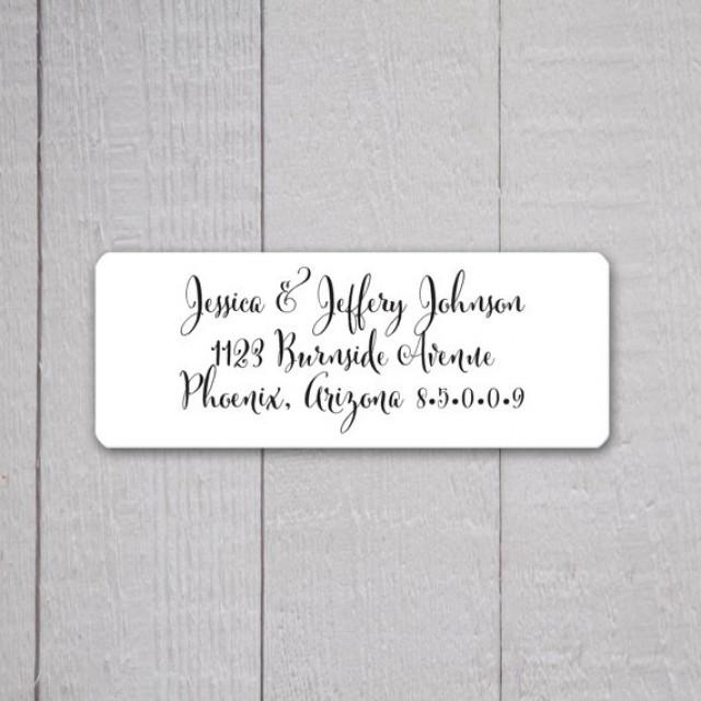 Wedding Invitation Return Address Labels Wedding Stickers Return 