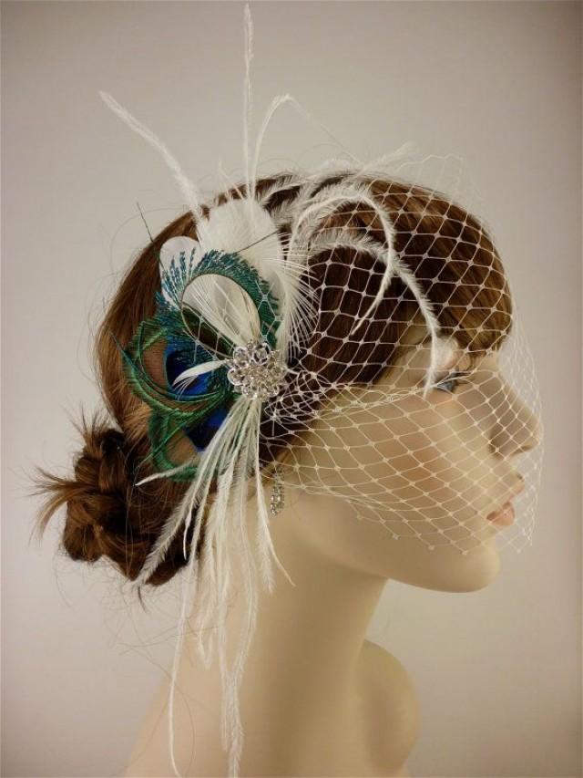 peacock feather hatinator