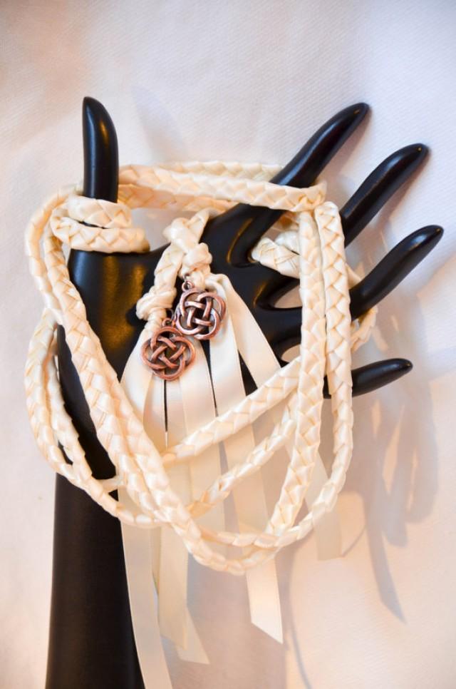 Celtic Knot Wedding Hand Fasting/ Binding Cord V2 ~Ivory 6ft ... Celtic Knot Wedding Hand Fasting/ Binding Cord V2 ~Ivory 6ft ...