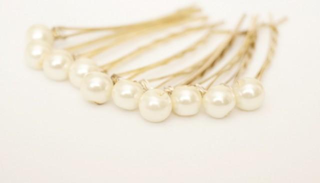 Bridal Hair Pins Ivory Pearl Bobby Pin Ivory Cream Hair Pins 1 Piece