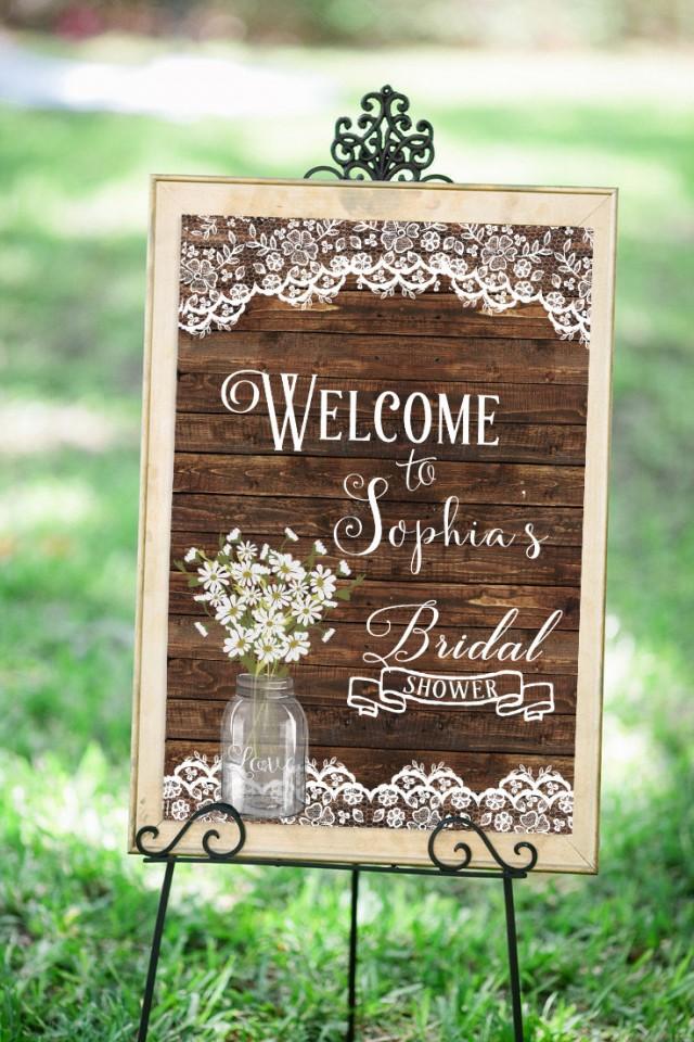 Wedding Welcome Sign Bridal Shower Welcome Sign Bridal Shower Sign 