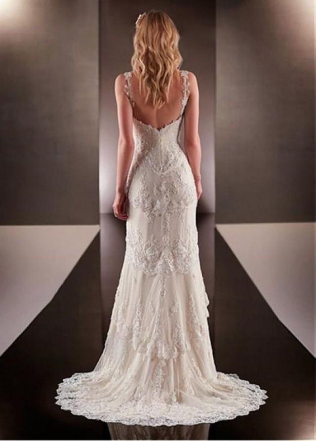 2015 New White Ivory Lace Wedding Dress Bridal Gown Custom Size 6 8 10