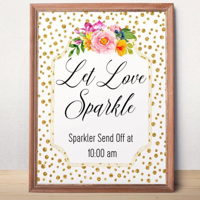 Let Love Sparkle Wedding Sign Printable Wedding Sign Wedding Sparkler ... Let Love Sparkle Wedding Sign Printable Wedding Sign Wedding Sparkler ...