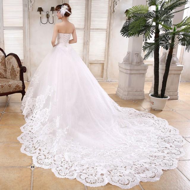 New White Ivory Lace Wedding Dress Bridal Gown Custom Size 4 6 8 10 12