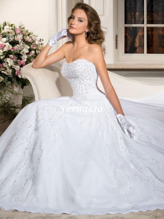 New White Ivory Wedding Dress Bridal Gown Custom Size 6 8 10 12 14 16