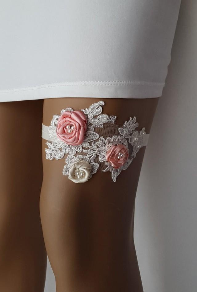 Garter Toss Garters Ivory Lace Wedding Garters Bridal Accessores