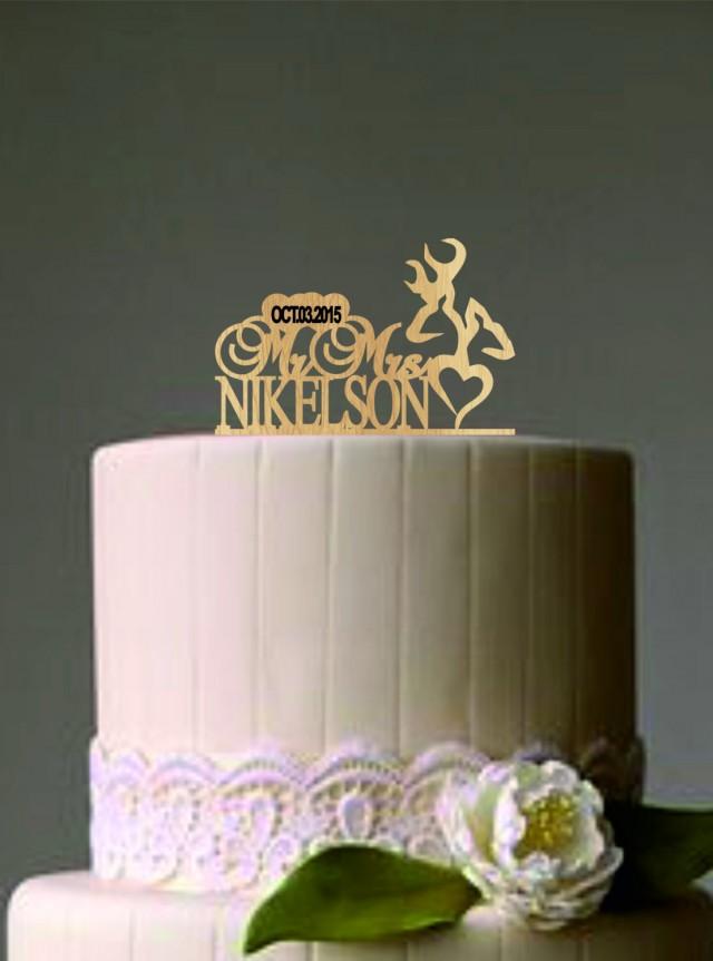 Deer Wedding Cake Topper - Country Wedding Cake Topper - Rustic Cake ... Deer Wedding Cake Topper - Country Wedding Cake Topper - Rustic Cake ...
