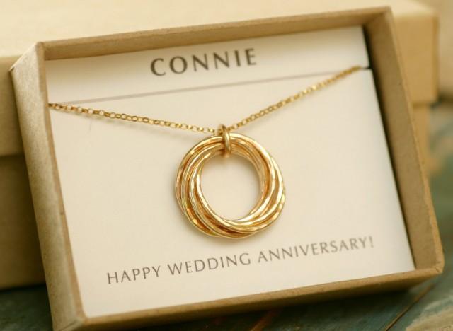 7 Year Anniversary Gift For Wife Necklace 7th Anniversary Gift For 