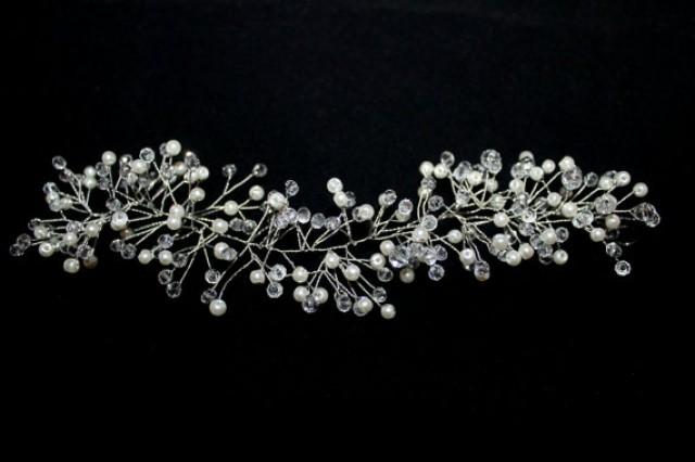Wreath Crystal Wreath Wedding Vine Wedding Hair Vine Bridal Head Piece