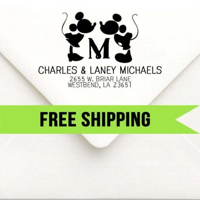 Custom Return Address Stamp-Self Inking-Personalized Stamp-Disney ... Custom Return Address Stamp-Self Inking-Personalized Stamp-Disney ...