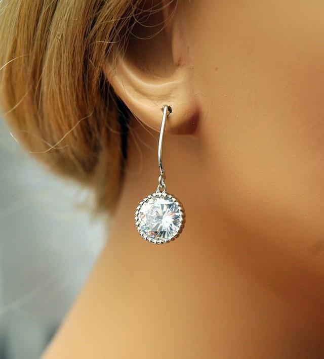 Bridesmaid Earrings Silver Bridal Earrings Bridal Party Gift Wedding bridesmaid-earrings-silver-bridal-earrings-bridal-party-gift-wedding