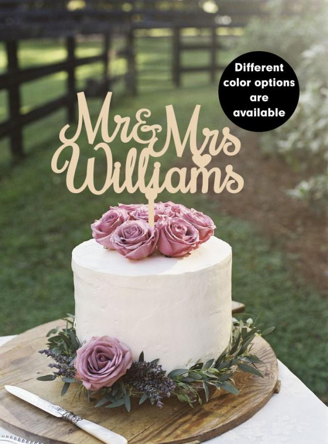 Custom Wedding Cake Topper Last Name Cake Topper Personalized Cake Custom Wedding Cake Topper Last Name Cake Topper Personalized Cake
