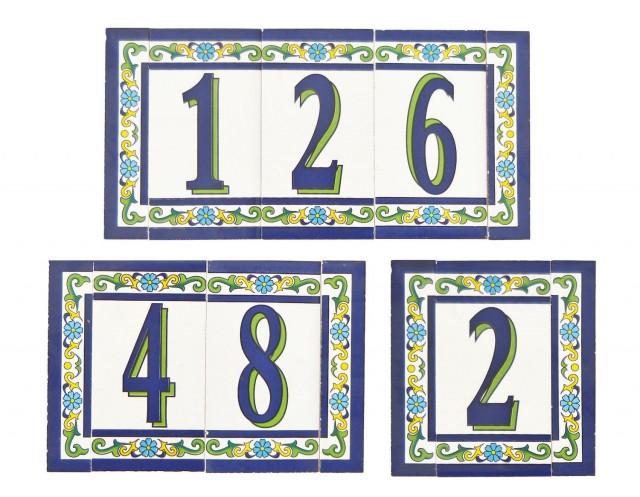 TILE HOUSE NUMBER Custom Ceramic Set Home Sign Address Spanish Traditional Personalized Enamel tile-house-number-custom-ceramic-set-home-sign-address-spanish-traditional-personalized-enamel