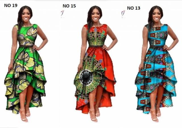 African Print O Neck Dress Dashiki For Women Dashiki Dress African