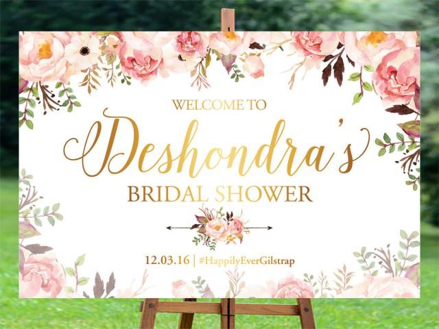 Bridal Shower Sign Bridal Shower Welcome Sign Bridal Shower 