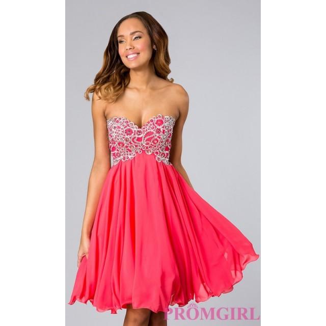 Short Strapless Party Dress Brand Prom Dresses 2764840 Weddbook