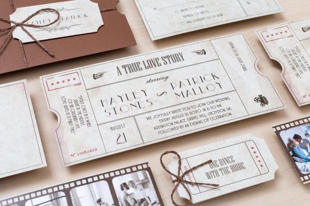 Vintage Cinema Movie Ticket Wedding Invitation 2952155 Weddbook Vintage Cinema Movie Ticket Wedding Invitation 2952155 Weddbook