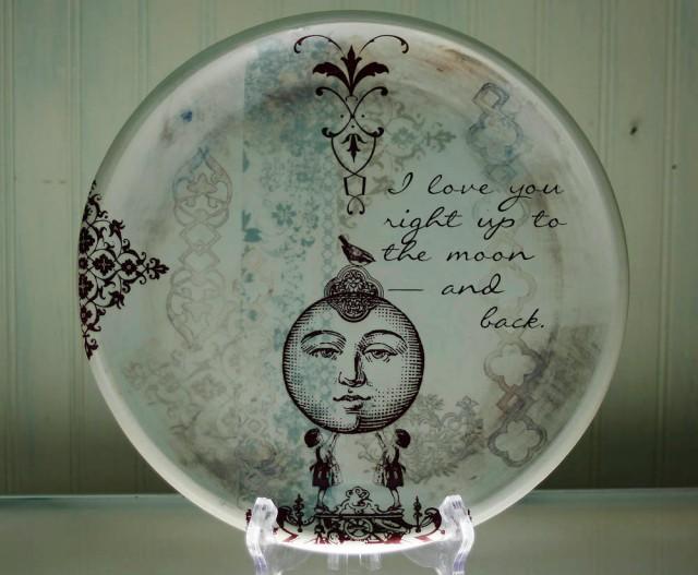 Custom Dinner Plate - Personalized Plate - Platter - Heirloom Wedding ...