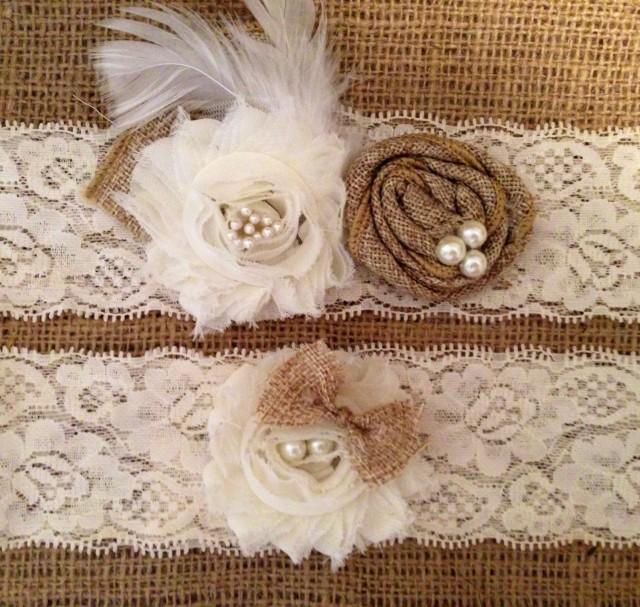 Rustic Garter, Ivory Garter, WeddingGarter, Bridal Garter, Lace Garter ...
