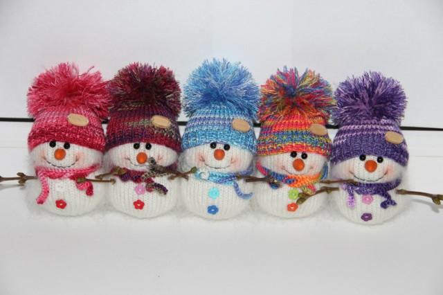 Snowman Stuffed Animal- Plush - Snowman Crochet Plush - Snowman Home ...