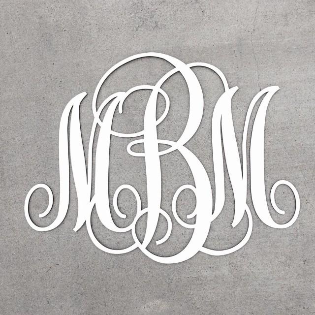 Custom Large Monogram Sign 23"H X30"W #2678038 - Weddbook
