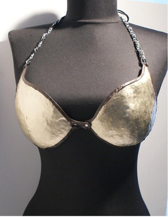 Metal Bra, Stainless Steel Metal Bra, Silver Bra, Burlesque Costume ...