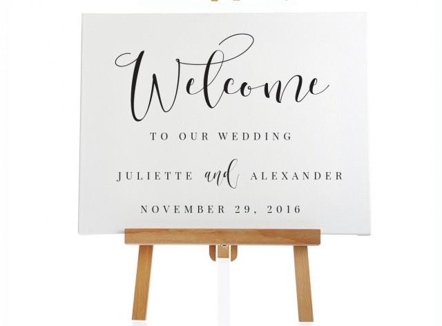 Instant Download Printable Welcome Signage-4 Sizes-Editable PDF-DIY ...
