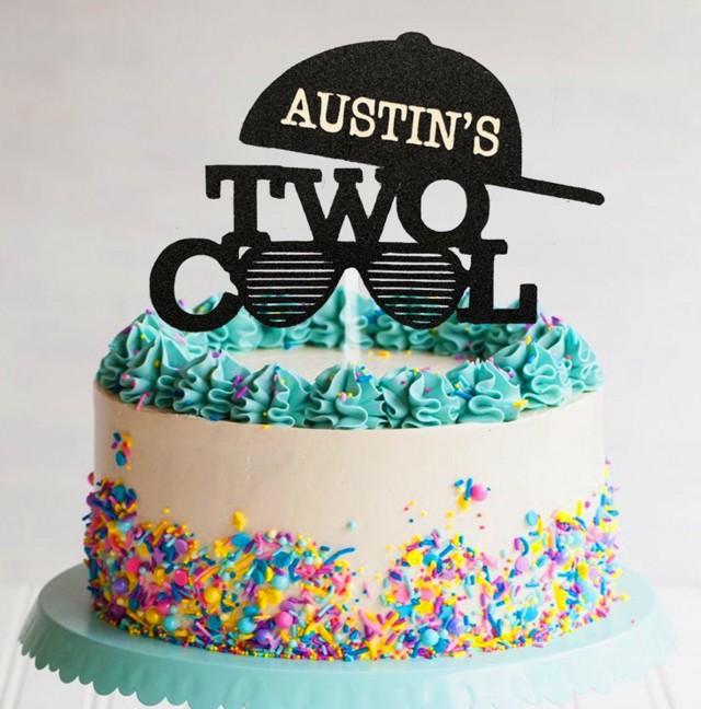 Two Cool Cake Topper-2nd Birthday- Cake Toppers Paper, Party & Kids ...